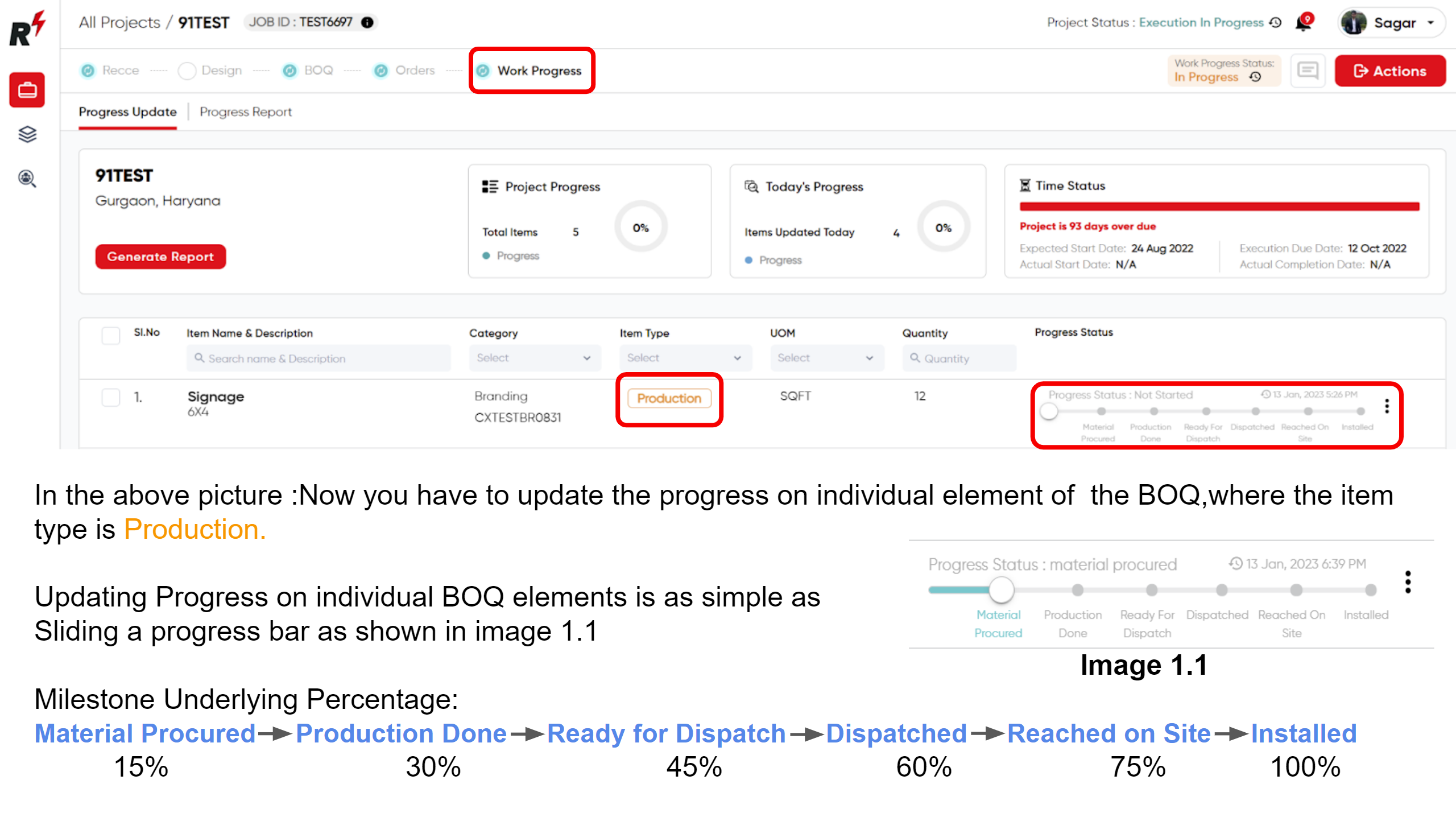 Progress Updates & DPR | R'Dash